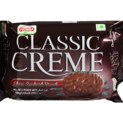 Priyagold Classic Creme Biscuits Chocolate 100 g - Voilà Online ...