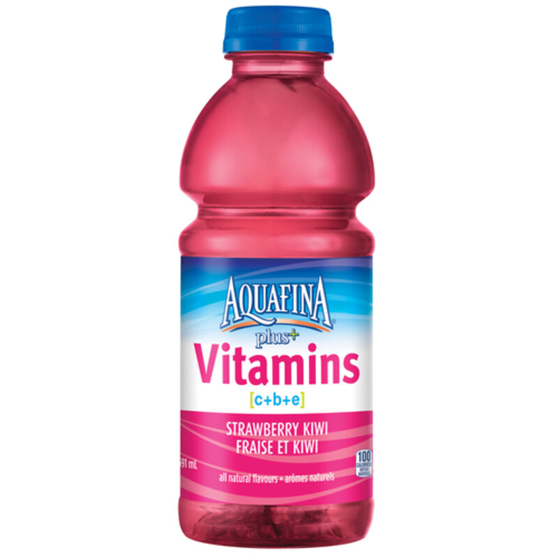 Aquafina Plus Vitamin Water Strawberry Kiwi 591 ml (bottle) - Voilà ...