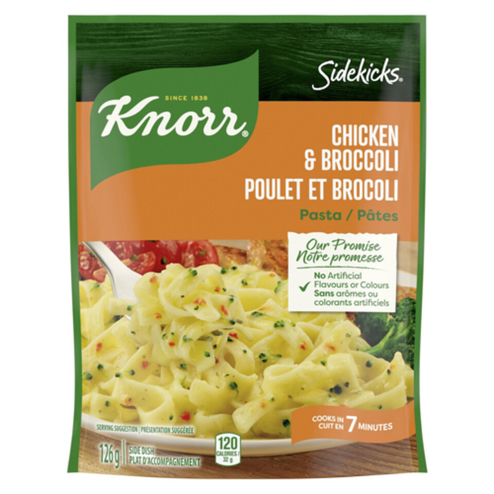 Knorr Sidekicks Pasta Side Dish Chicken & Broccoli 126 g - Voilà Online ...