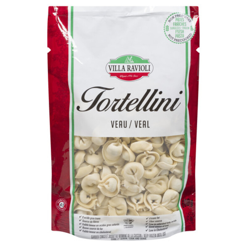 Villa Ravioli Frozen Veal Tortellini Fresh Pasta 600 g - Voilà Online ...