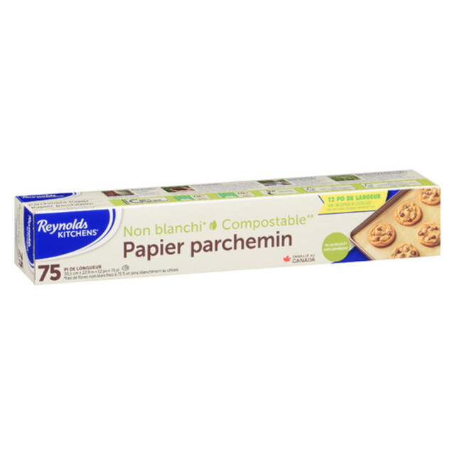 Reynolds Kitchens Parchment Paper 75 Feet Unbleached Compostable 1 EA ...