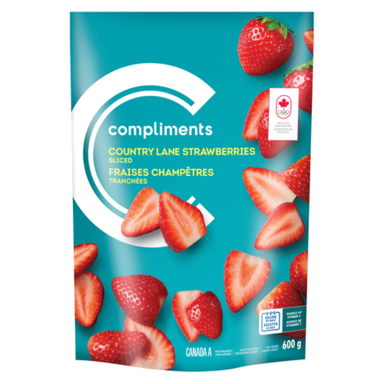 Compliments Frozen Strawberries Country Lane 600 g - Voilà Online ...