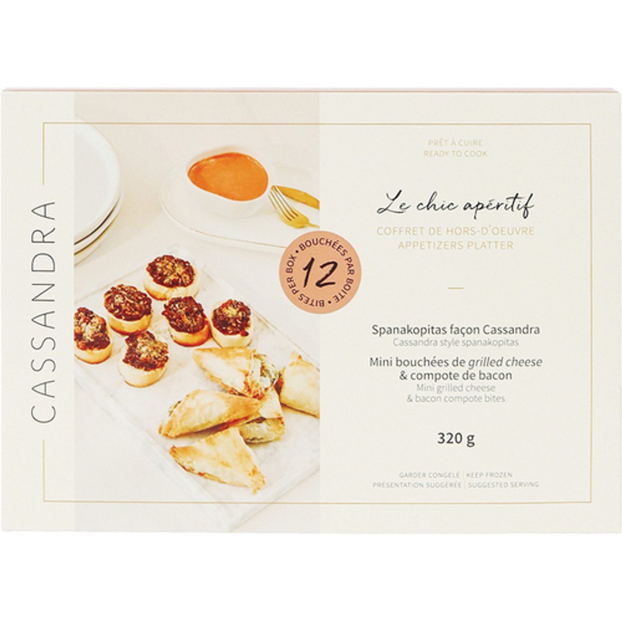 Cassandra Loignon Frozen Appetizers Platter 320 g - Voilà Online ...