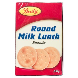 Purity Round Milk Lunch Biscuits 350 g - Voilà Online Groceries & Offers