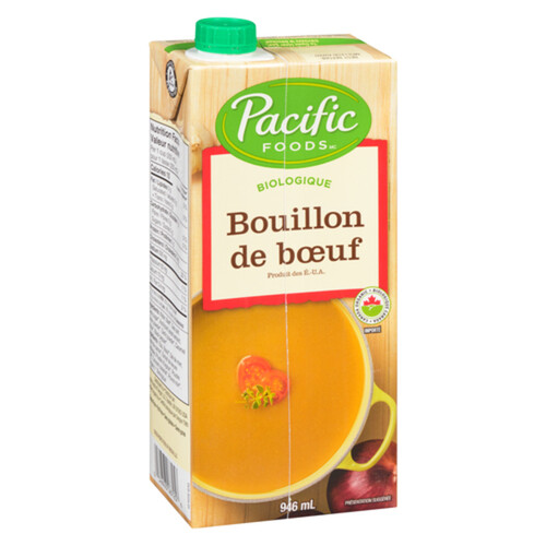 Pacific Foods - Aseptic Broth Organic Broth Beef 946 ml - Voilà Online ...