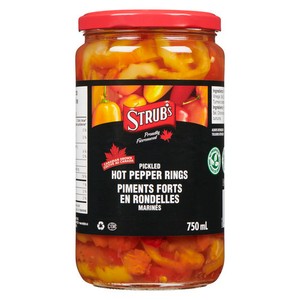 Strub's Pickled Hot Pepper Rings 750 ml - Voilà Online Groceries & Offers