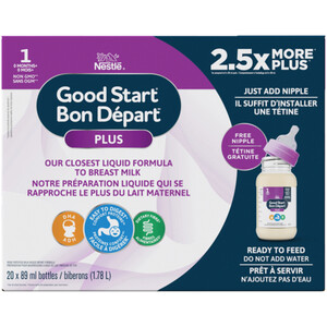 Nestlé Infant Formula Good Start Plus Nurser HUP 20 x 89 ml - Voilà ...