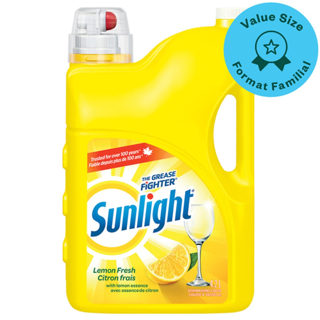 Sunlight Dish Detergent Lemon Fresh 4.2 L - Voilà Online Groceries & Offers