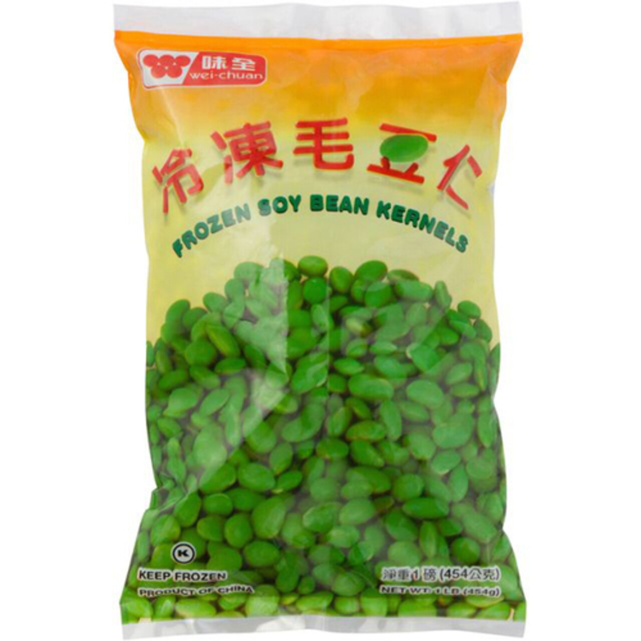 Wei Chuan Frozen Soy Bean Kernels 454 g - Voilà Online Groceries & Offers