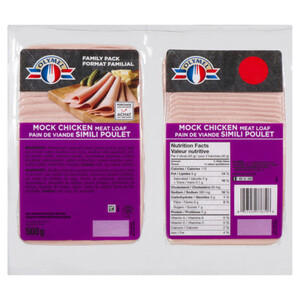 Olymel Mock Chicken Meat Loaf 500 g - Voilà Online Groceries & Offers