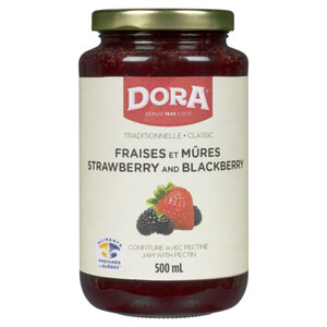 Dora Jam Strawberry & Blackberry 500 ml - Voilà Online Groceries & Offers