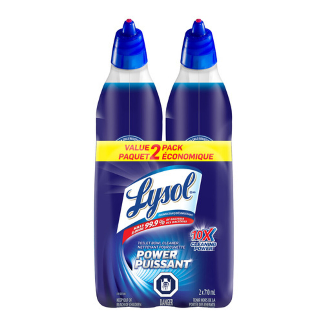 Lysol Power Twin Pack Toilet Cleaner Value Pack 2 x 710 ml - Voilà ...