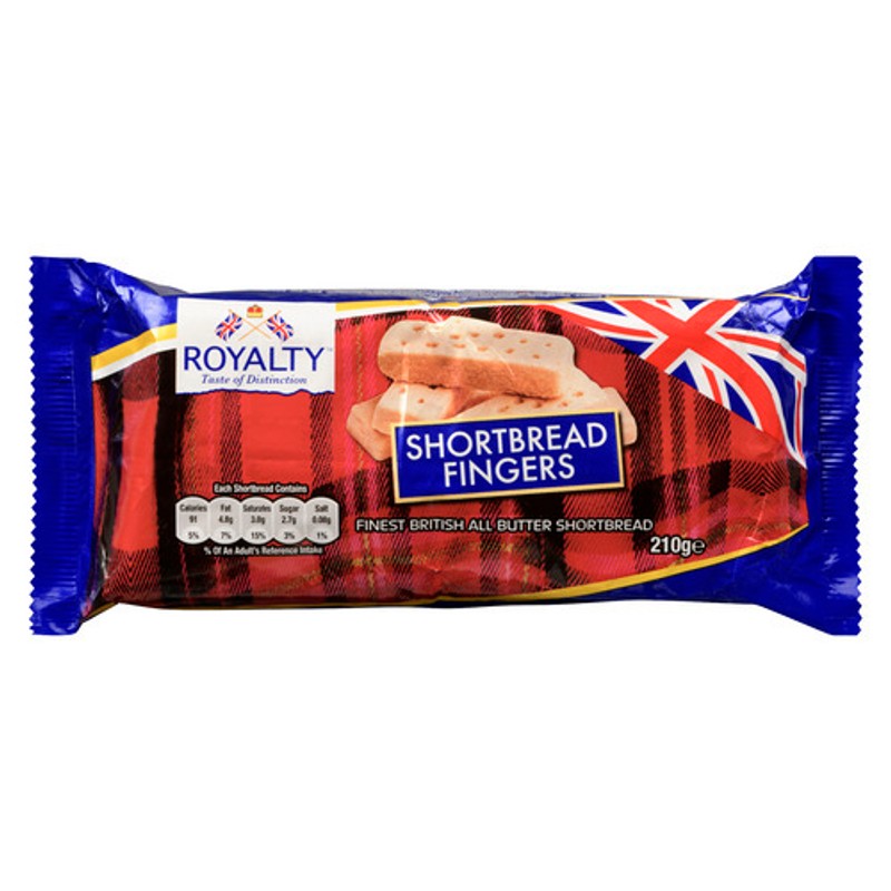 Royalty Cookies All Butter Shortbread Fingers 210 g - Voilà Online ...