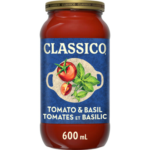 Classico Pasta Sauce Tomato & Basil 600 ml - Voilà Online Groceries ...
