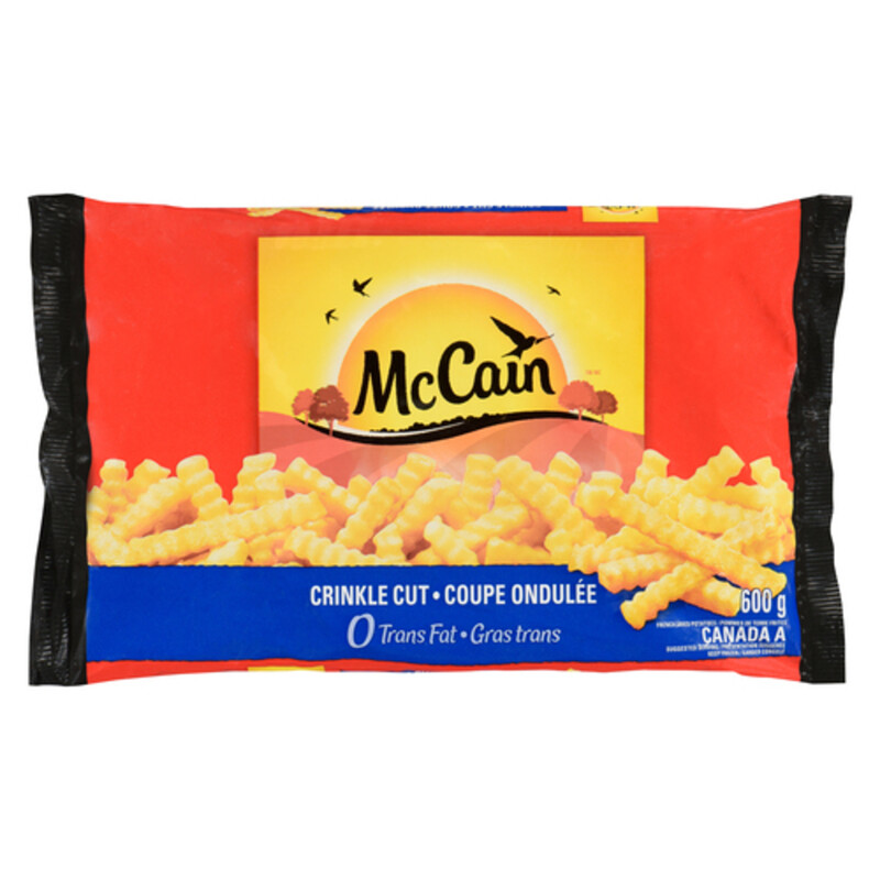 McCain Crinkle Cut Frozen Fries 600 g - Voilà Online Groceries & Offers
