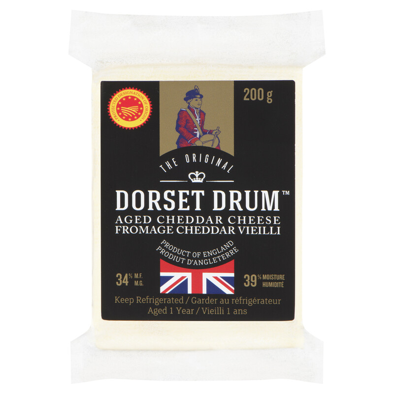 Coombe Castle Dorset Cheddar Cheese Drum Aged 200 g - Voilà Online ...