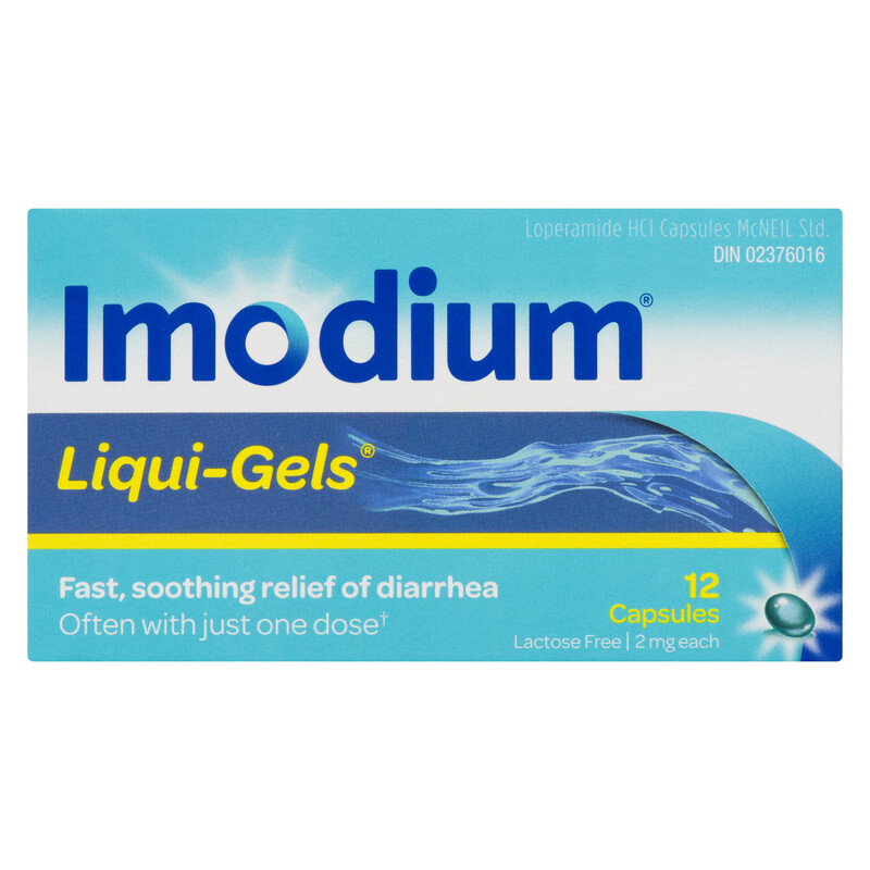 Imodium Fast Soothing Relief Of Diarrhea Liqui-Gels 12 EA - Voilà ...