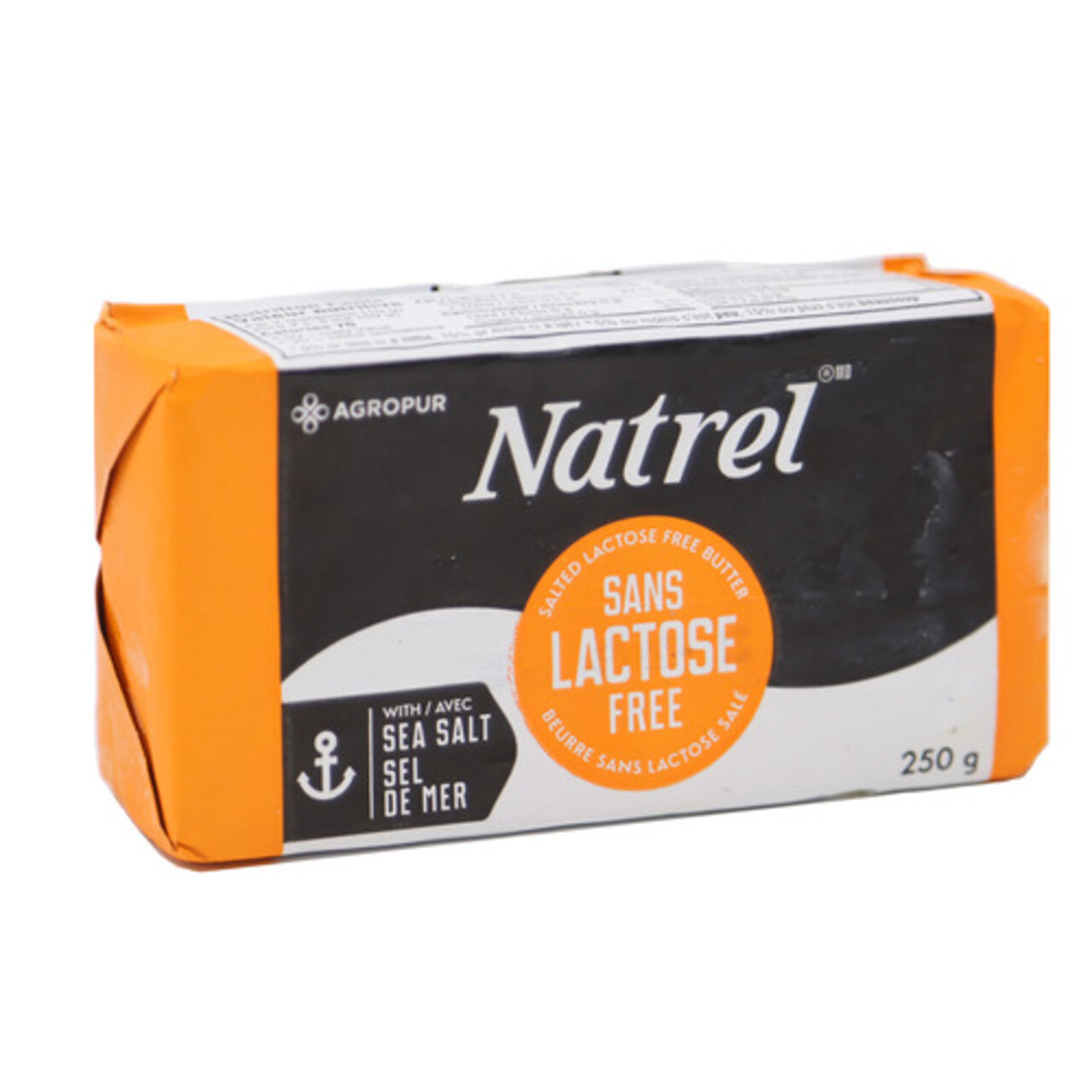 Natrel Lactose-Free Butter Salted 250 g - Voilà Online Groceries & Offers