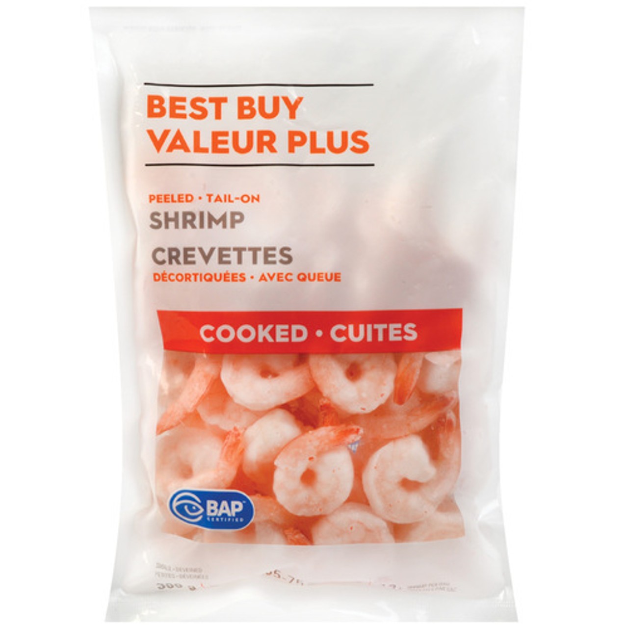 Best Buy Frozen Shrimp Pacific White Peeled Tail-On 300 g - Voilà ...