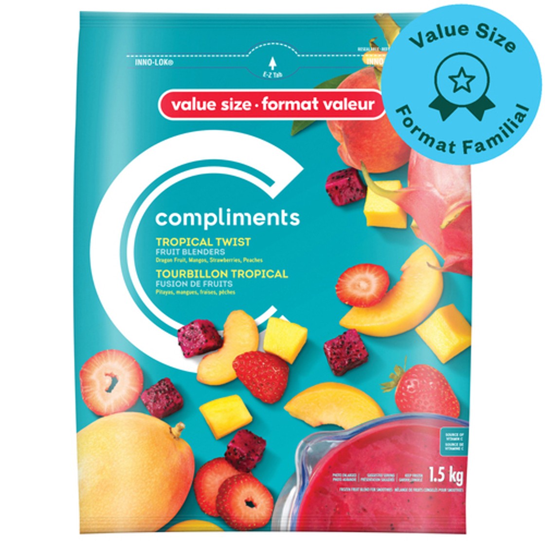 Compliments Frozen Fruit Tropical Twist 1.5 kg - Voilà Online Groceries ...