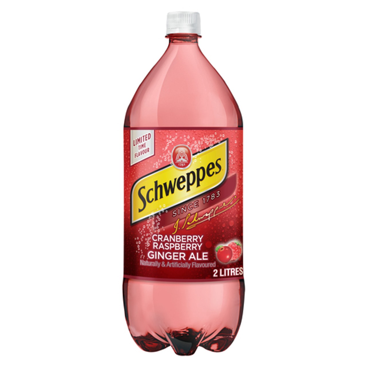 Schweppes Soft Drink Cranberry Raspberry 2 L (bottle) - Voilà Online ...