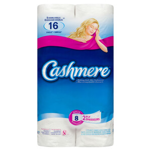 Cashmere Toilet Paper 2 Ply 8 Double Rolls x 253 Sheets - Voilà Online ...