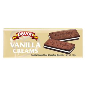 Devon Cookies Vanilla Cream 140 g - Voilà Online Groceries & Offers