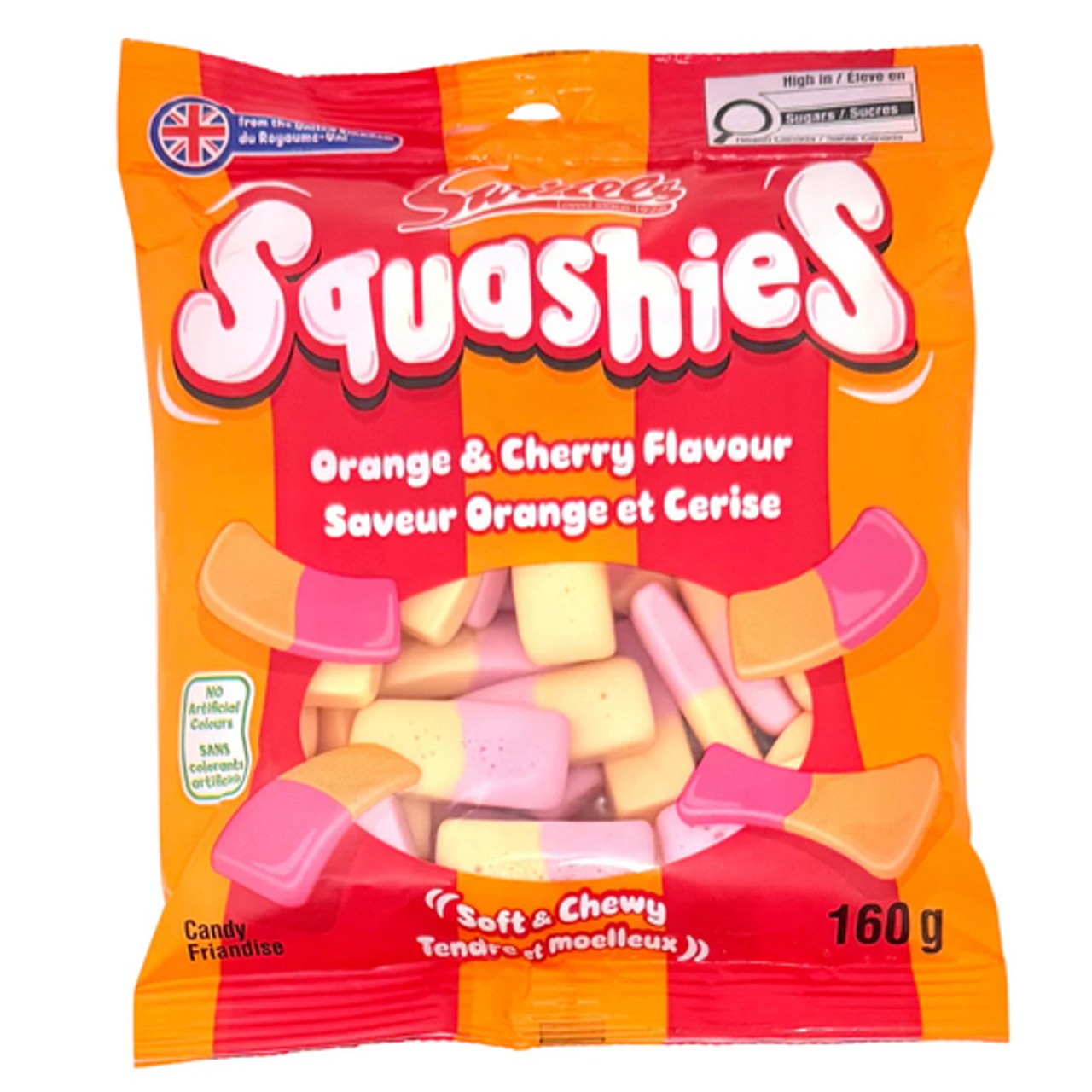 Swizzlers Squashies Candy Orange & Cherry 160 g - Voilà Online ...