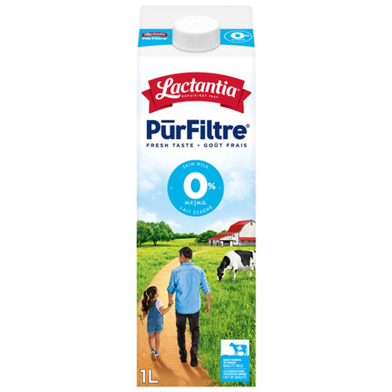 Lactantia PurFiltre 0% Skim Milk 1 L - Voilà Online Groceries & Offers
