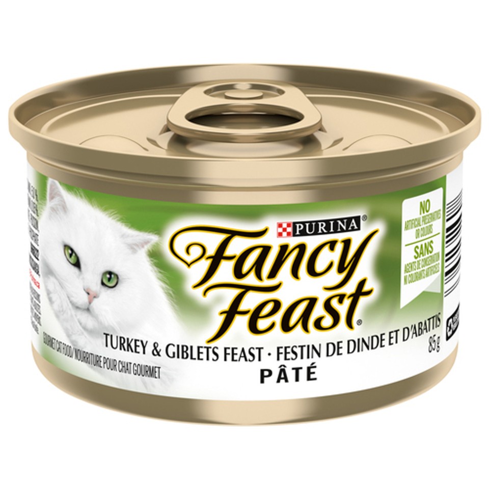 Fancy Feast Wet Cat Food Pâté Turkey & Giblets Feast 85 g - Voilà ...