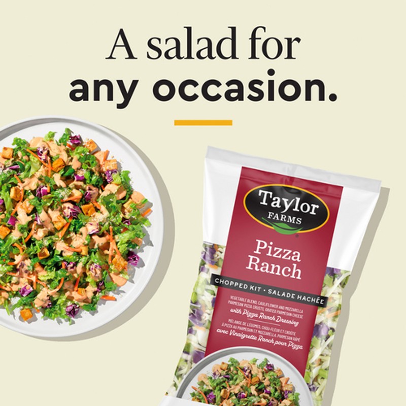 Taylor Farms Salad Kit Pizza Ranch 292 g - Voilà Online Groceries & Offers