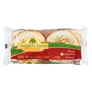 Oakrun Farm Bakery Frozen Crumpets Plain 6 Pack 284 g - Voilà Online ...