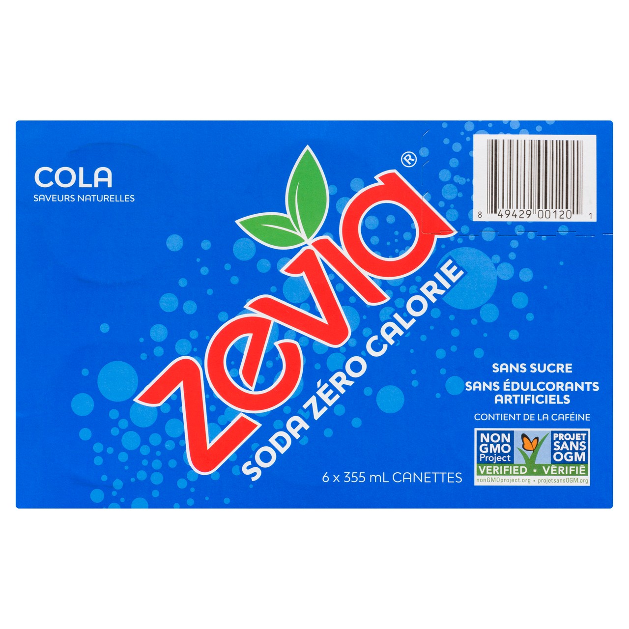 Zevia Zero Calorie Soft Drink Cola Natural 6 x 355 ml (cans) - Voilà ...