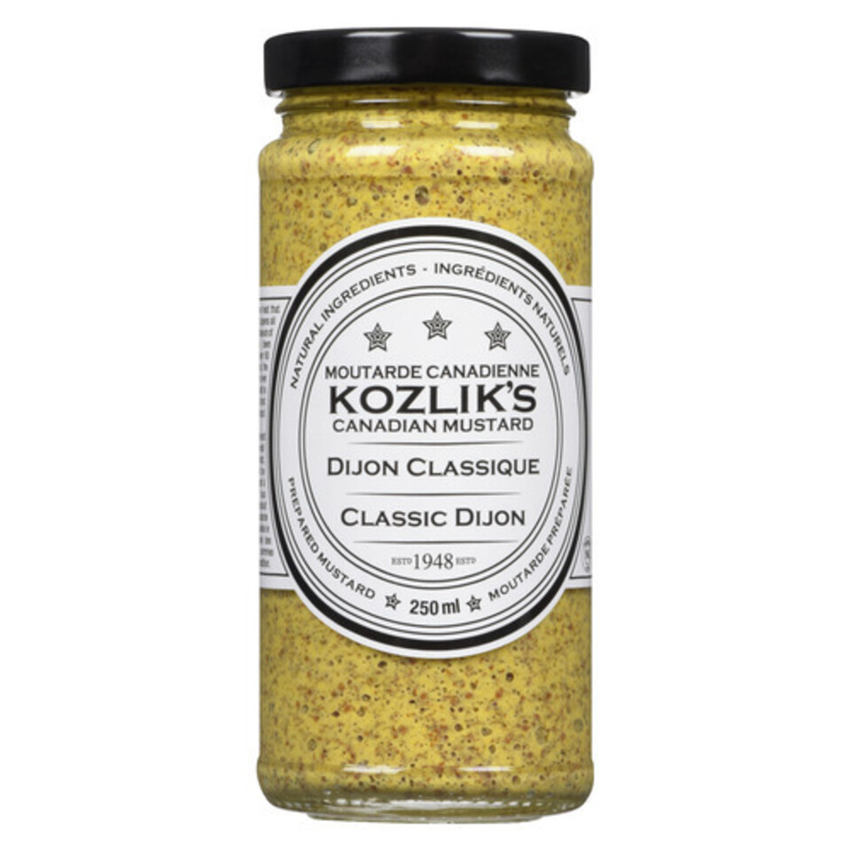 Kozlik's Canadian Mustard Classic Dijon 250 ml - Voilà Online Groceries ...