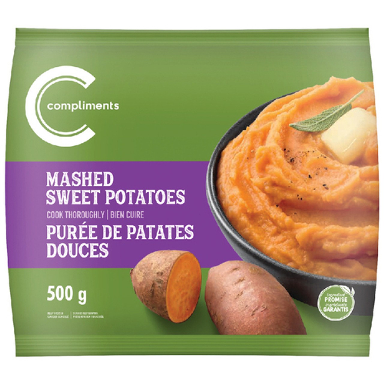 Compliments Frozen Mashed Sweet Potato 500 g - Voilà Online Groceries ...