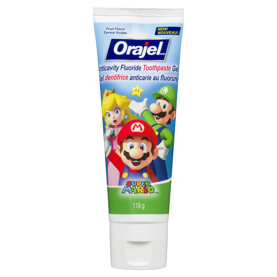 Orajel Kids Anticavity Fluoride Toothpaste Super Mario 119 g - Voilà ...