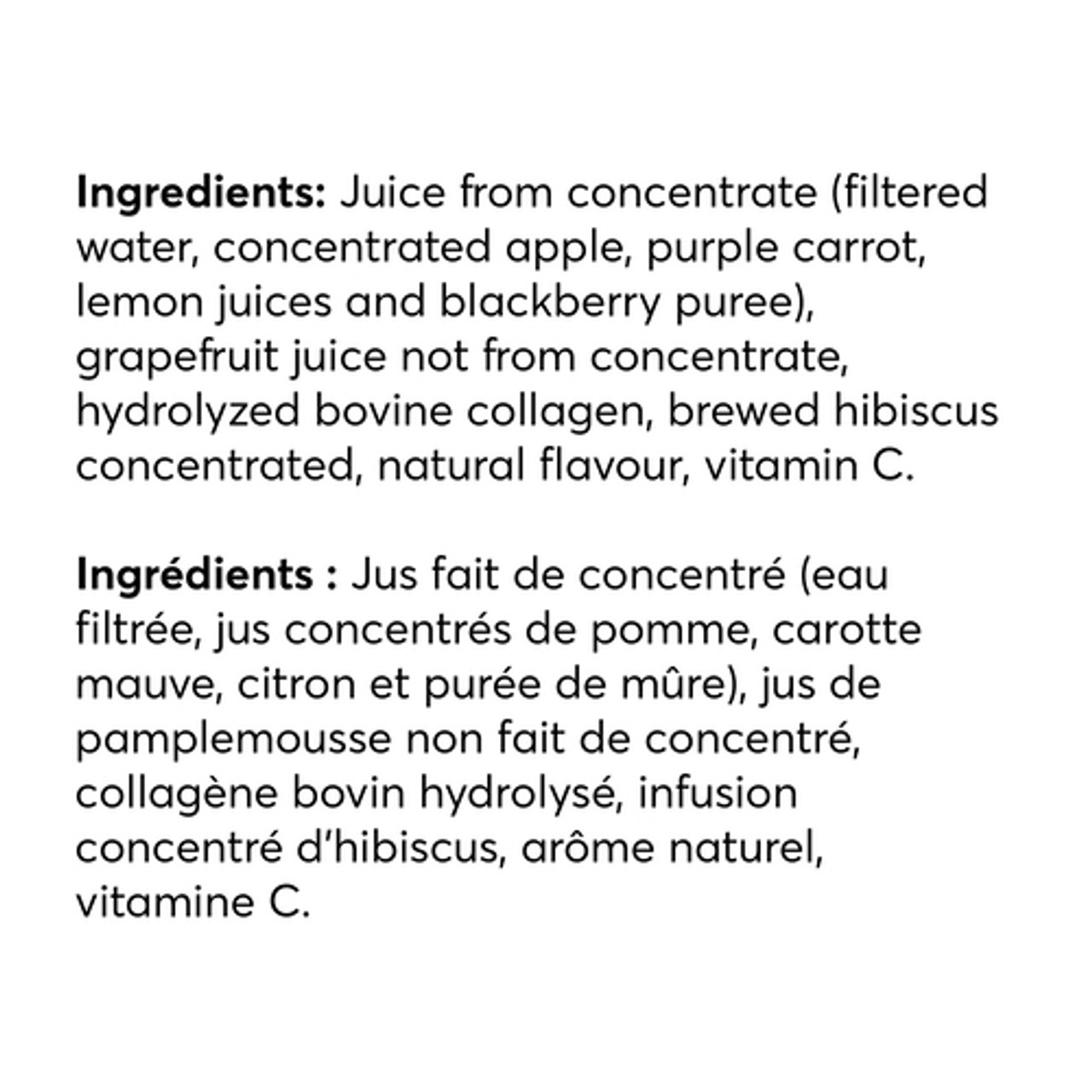 Oasis Health Break Juice Grapefruit Hibiscus Blackberry 1.6 L - Voilà ...