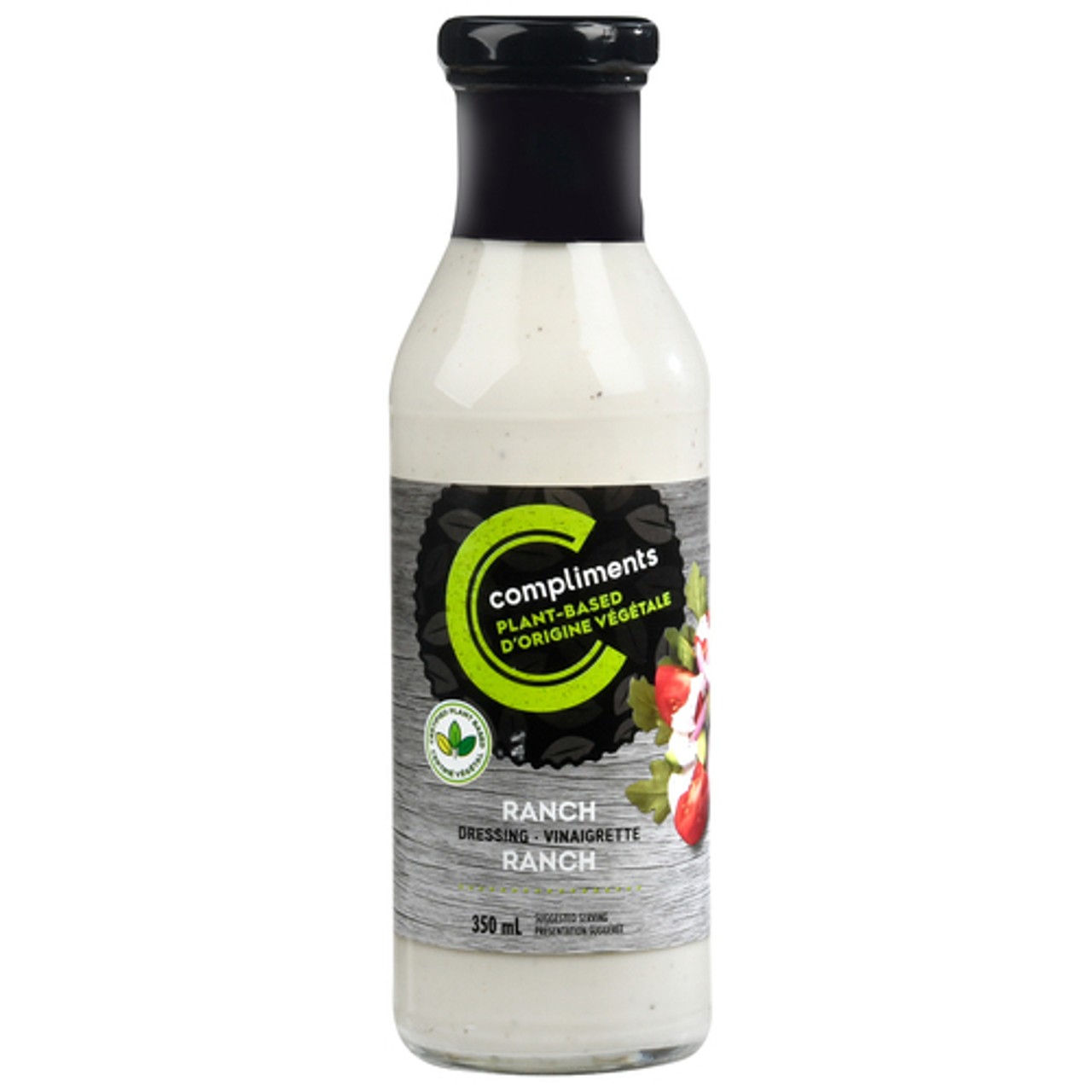 Compliments Plant Based Salad Dressing Ranch 350 ml - Voilà Online ...