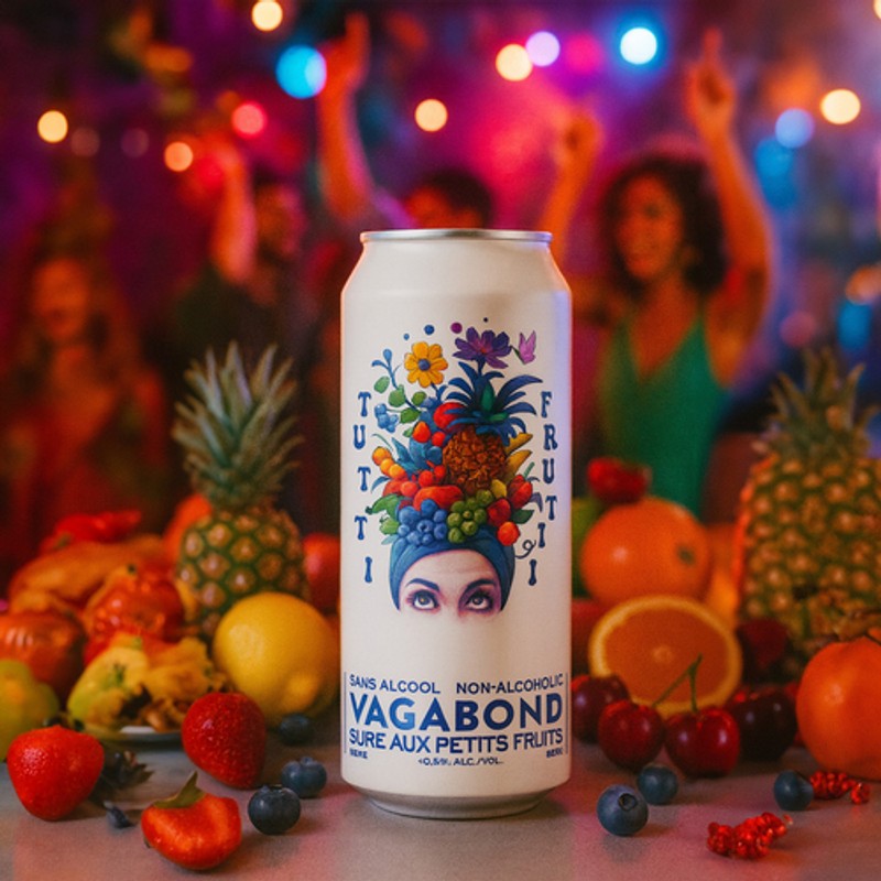 Vagabond Non Alcoholic Beer Tutti Frutti Sour 473 ml (can) - Voilà ...