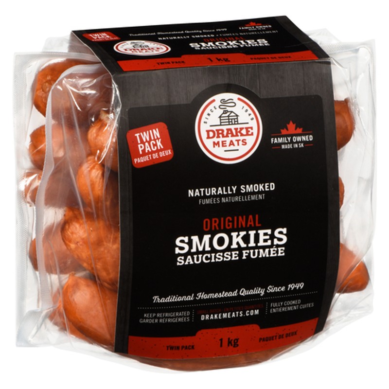 Drake Meat Processors Smokies Original 1 kg - Voilà Online Groceries ...