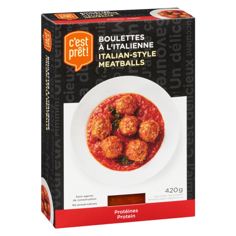 C'est Prêt! Italian Meatballs 420 g - Voilà Online Groceries & Offers