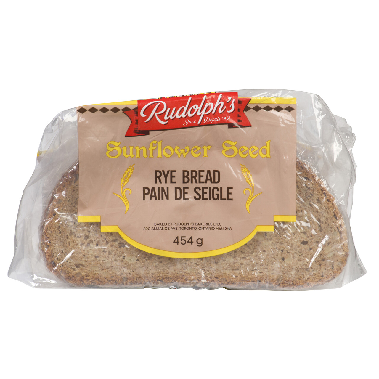 Rudolph's Sunflower Seed Rye Bread 454 g - Voilà Online Groceries & Offers