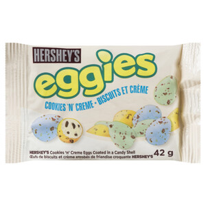 Hershey's Chocolate Eggies Easter Egg Cookies N Creme 42 g - Voilà ...