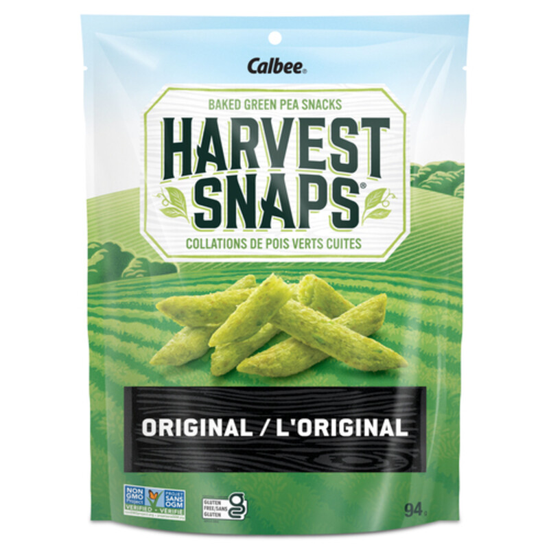 Harvest Snaps Green Pea Crisps Original 94 g - Voilà Online Groceries ...
