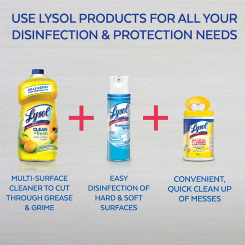 Lysol Multi Purpose Cleaner Fresh Orange 1.2 L - Voilà Online Groceries ...