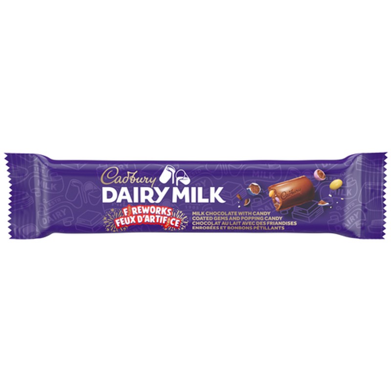 Cadbury Dairy Milk Candy Fireworks With Popping 38 g - Voilà Online ...
