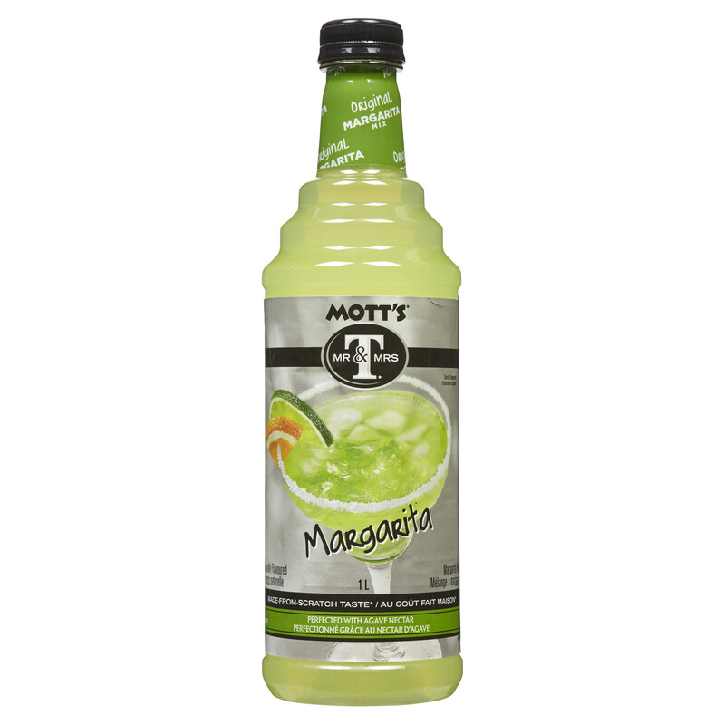 Mott's Mr. & Mrs. T's Drink Mix Margarita 1 L (bottle) - Voilà Online ...