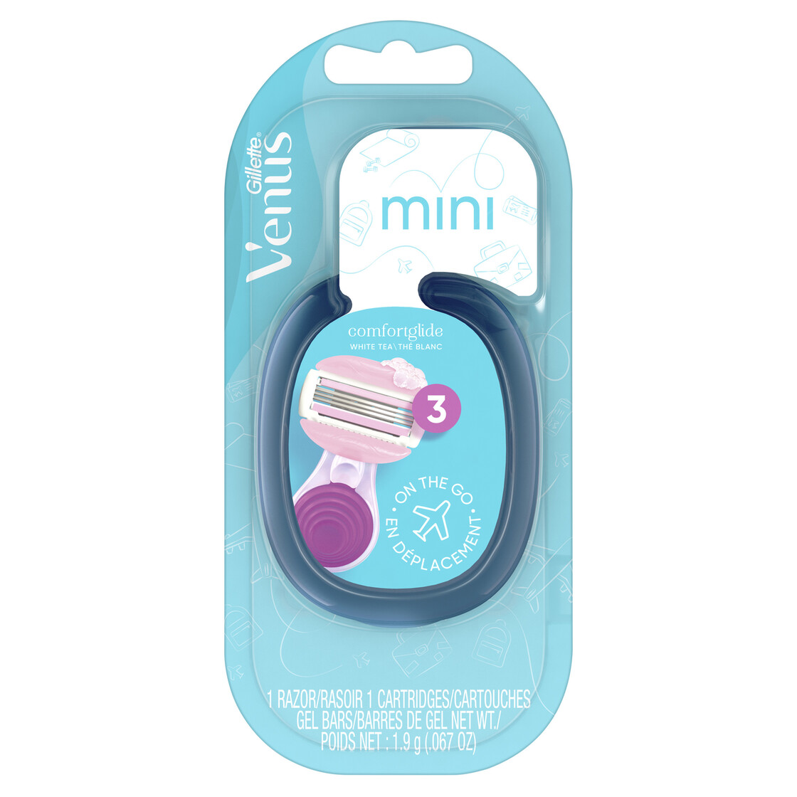 Gillette Venus Comfortglide Mini Razor With Blade 1 Razor - Voilà ...