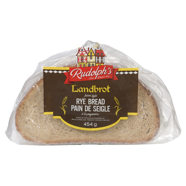 Rudolph's Landbrot Farm Style Rye Bread 454 g - Voilà Online Groceries ...
