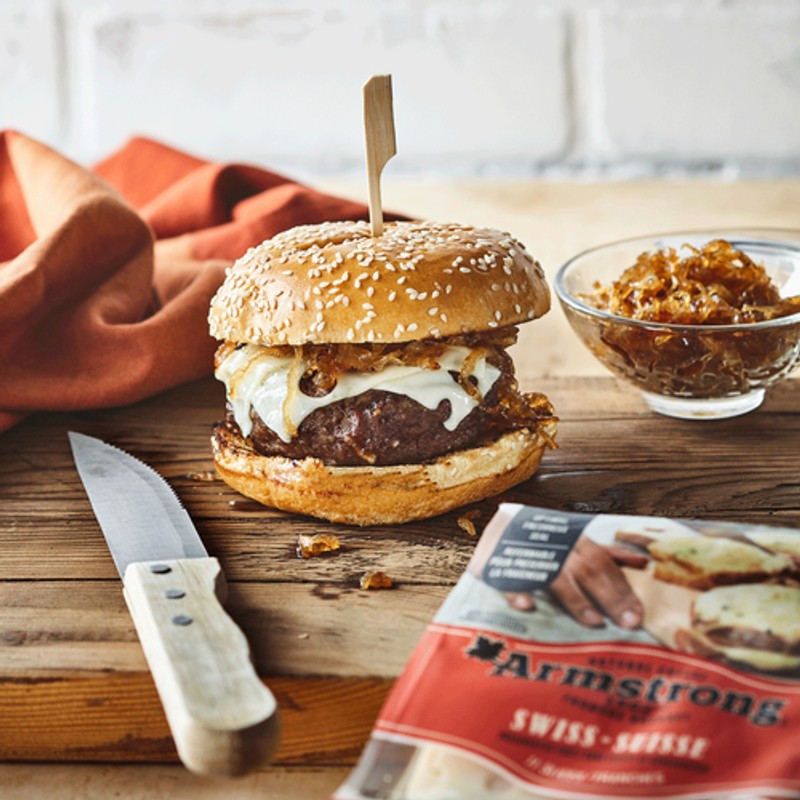 Armstrong Lactose-Free Sliced Cheese Swiss 11 Slices 220 g - Voilà ...